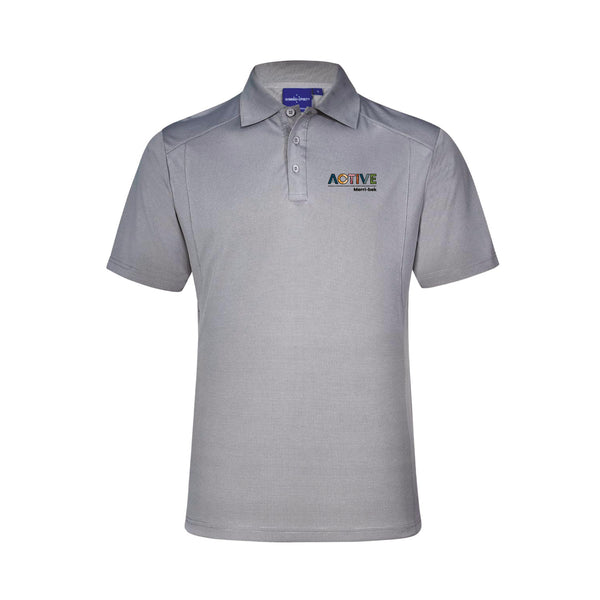 Active Merri-bek Mens Personal Trainer Polo - Grey – YMCA Gear