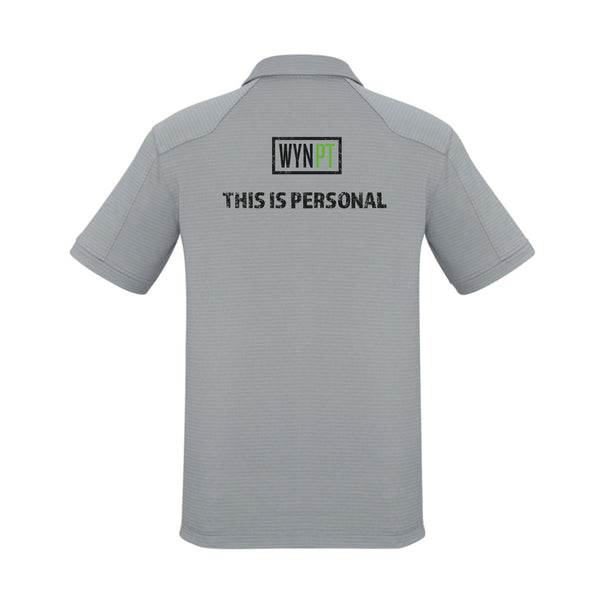Wyn Active Mens Personal Trainer Polo - Grey – YMCA Gear