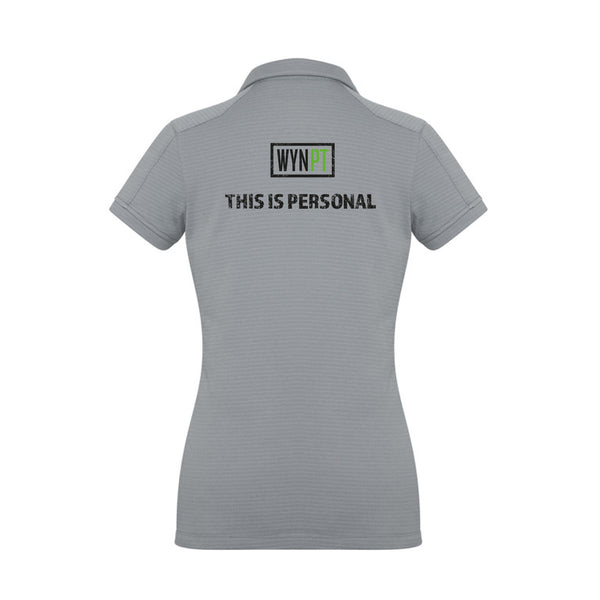 Wyn Active Womens Personal Trainer Polo - Grey – YMCA Gear