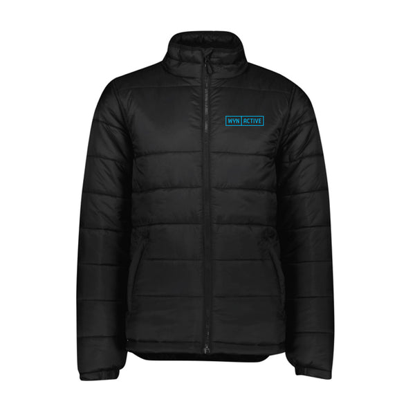 Wyn Active Mens Eco Puffer Jacket - Black – YMCA Gear