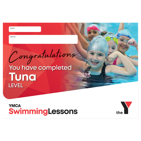 Swim Lesson Certificate - Tuna – YMCA Gear