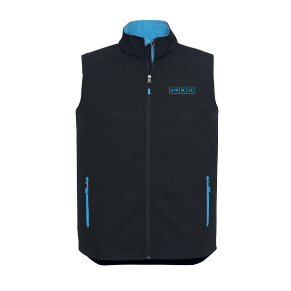 Wyn Active Mens Vest - Black – YMCA Gear